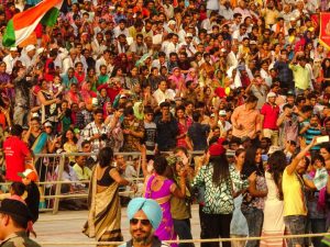 Wagah Border, Attari - Indo-Pak border - The Flag Down Ceremony
