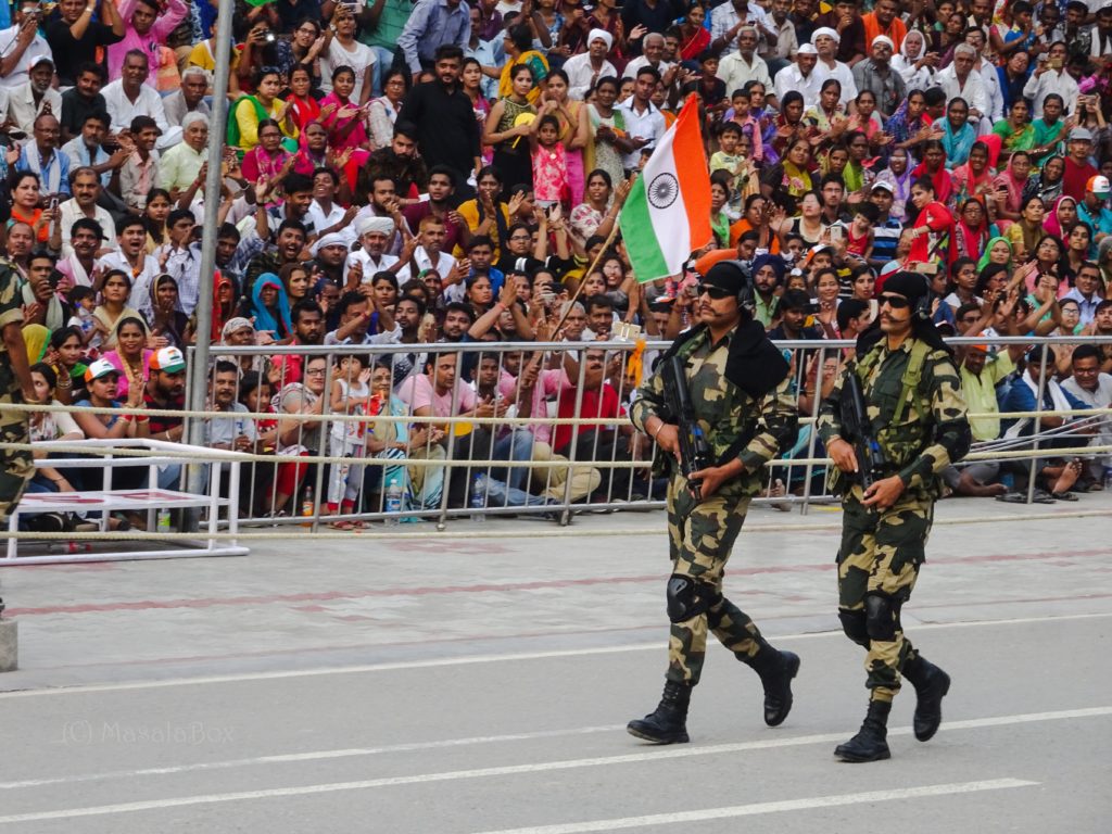 Wagah Border, Attari - Indo-Pak border - The Flag Down Ceremony