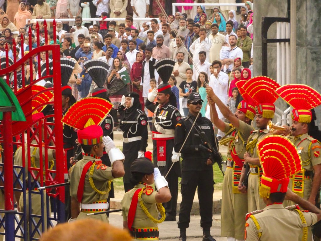 Wagah Border, Attari - Indo-Pak border - The Flag Down Ceremony