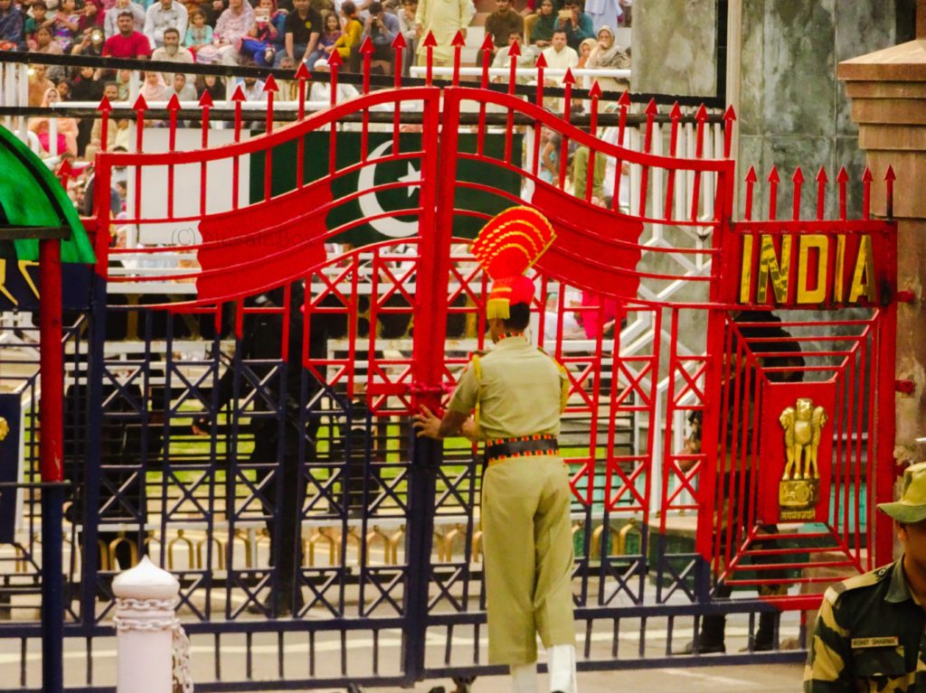 Wagah Border, Attari - Indo-Pak border - The Flag Down Ceremony